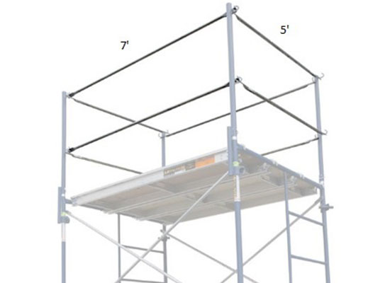 5ft Scaffolding Guard Rail – Savage Equipment Leasing & Sales